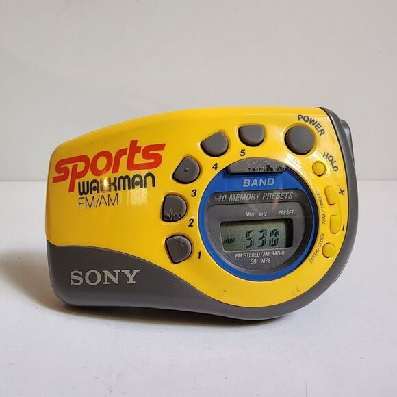 Sony | Portable Audio & Video | Sony Sports Walkman Fmam Radio Model ...